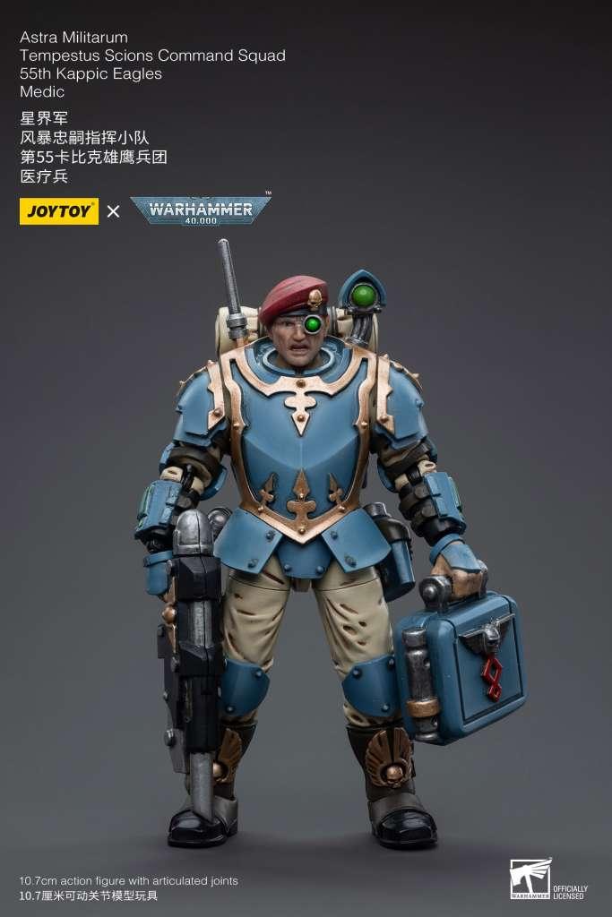 WH40K Astra Militarum Tempestus Scions Medic Figur – Robotto